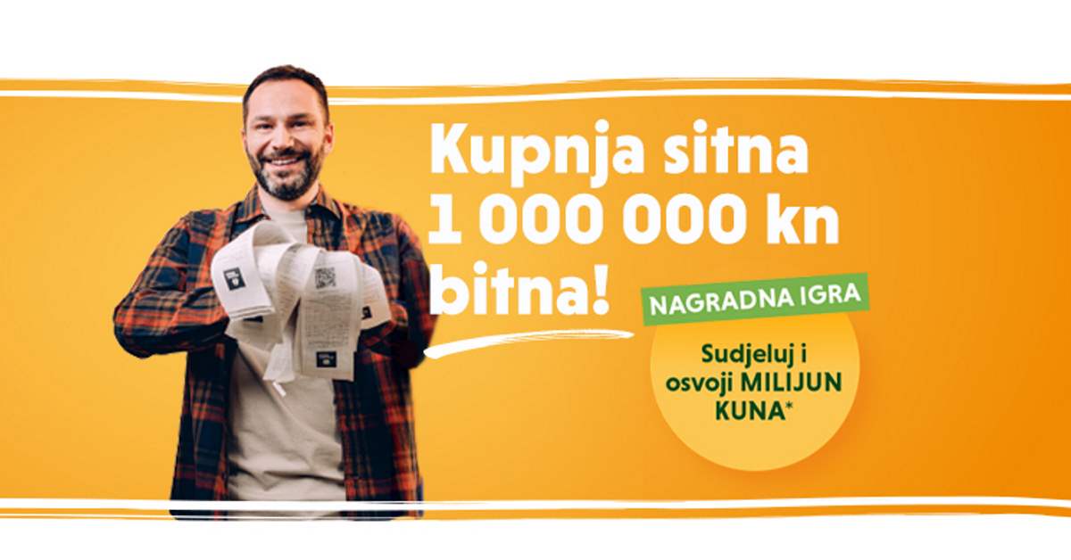 Studenac nagradna igra: Kupnja sitna, 1.000.000 kn bitna!