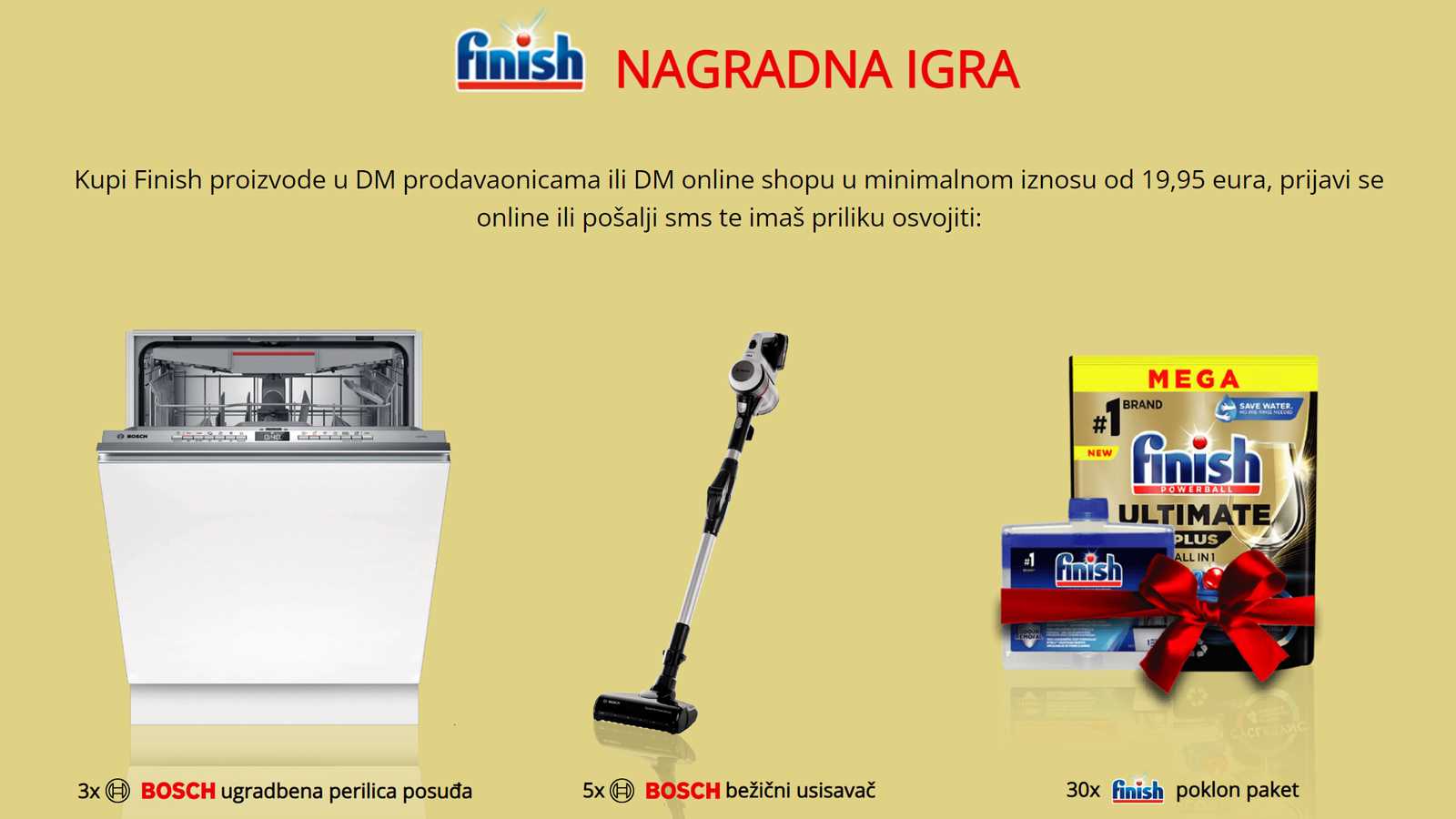 Finish nagradna igra 2024 u dm-u - Nagradne igre HR