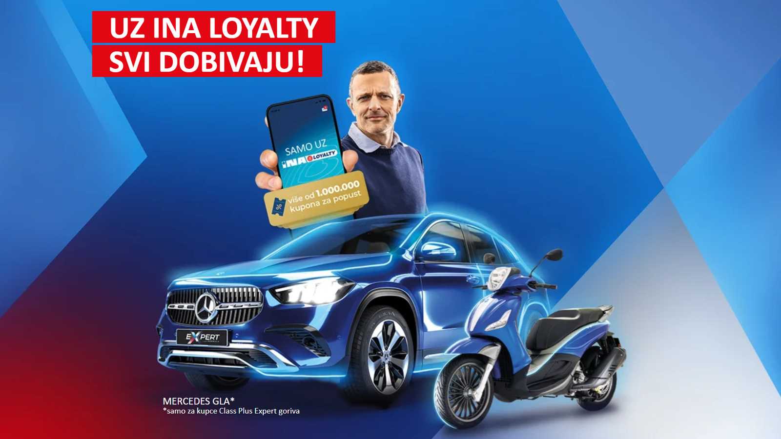 INA nagradna igra za autombil Mercedes GLA - Nagradne igre HR