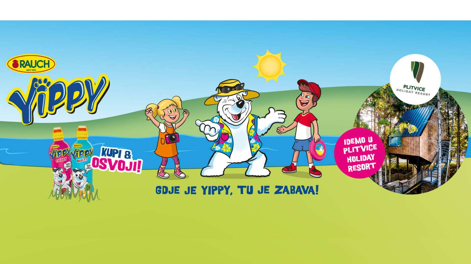 Yippy nagradna igra - Rauch Hrvatska: Otkrijte svijet s Yippyjem