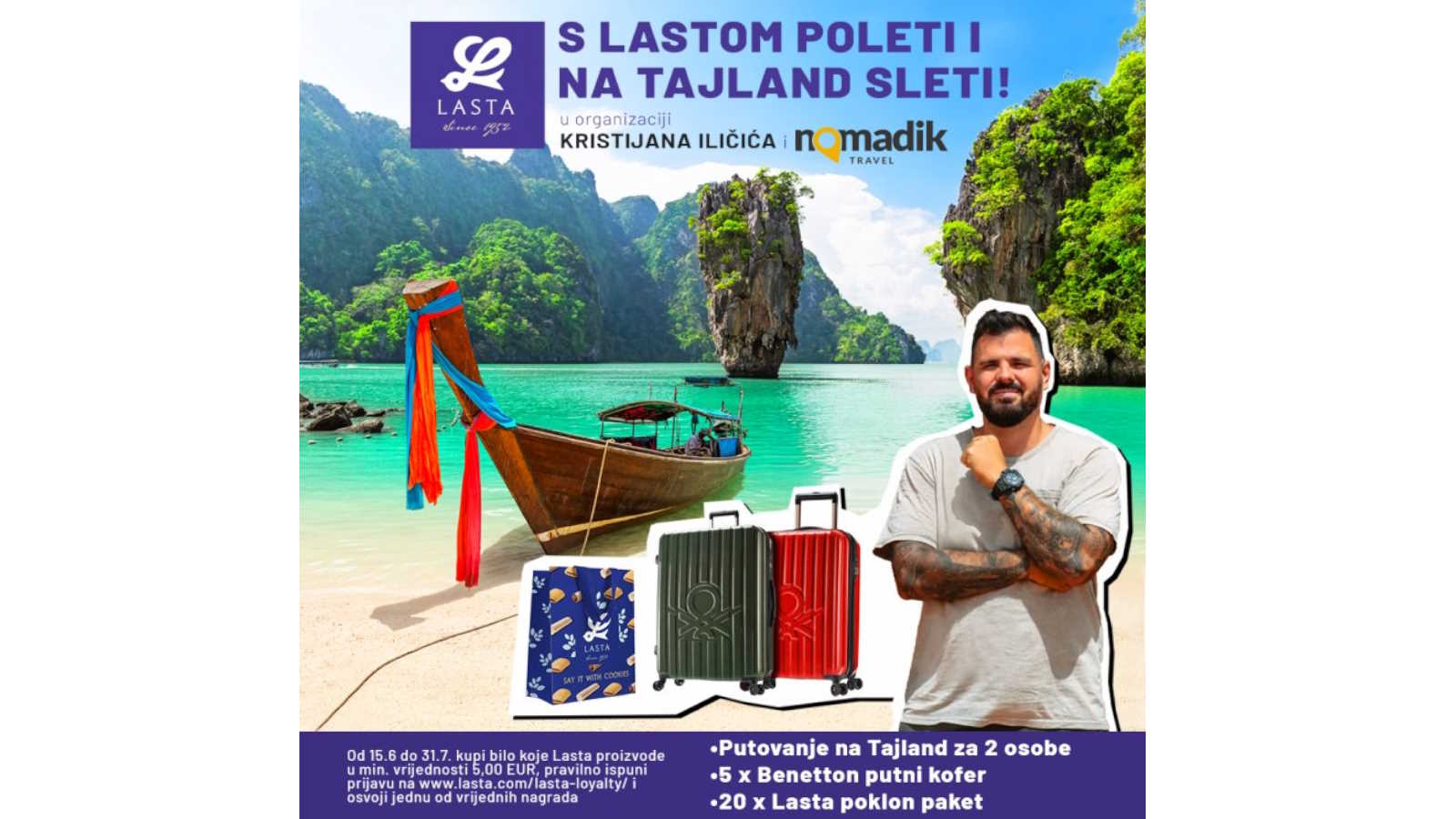 Lasta nagradna igra: S Lastom poleti i na Tajland sleti!