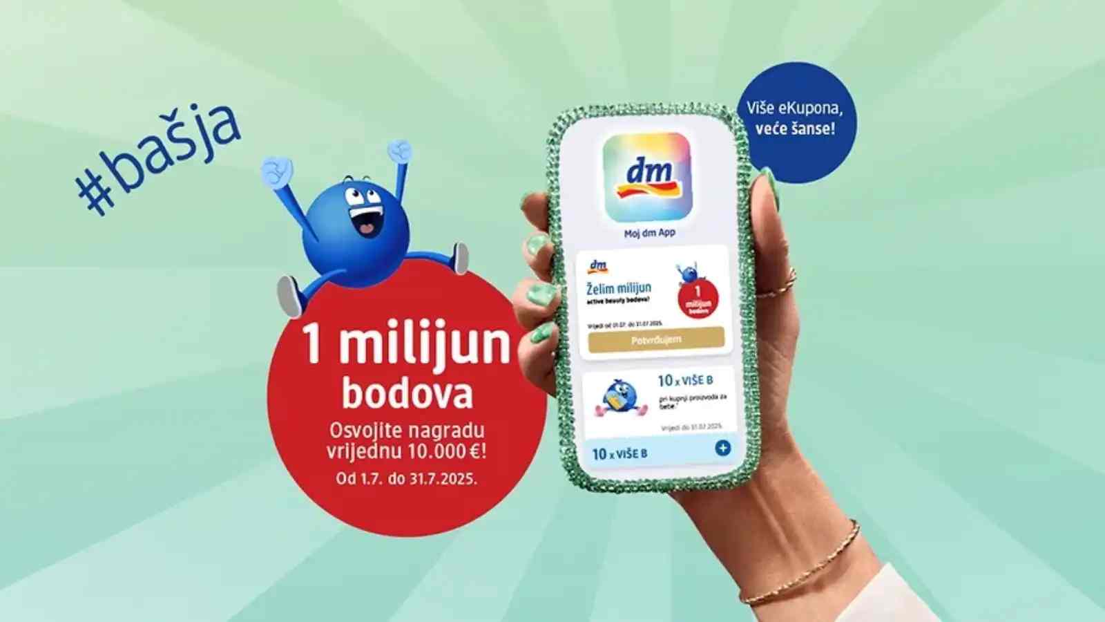 Dm nagradna igra 2025: Postanite dm active beauty milijunaš