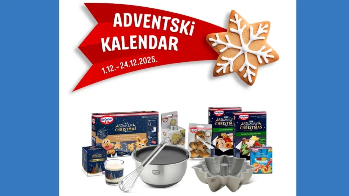 Dr. Oetker Adventski kalendar 2025 - Nagradne igre Hrvatska