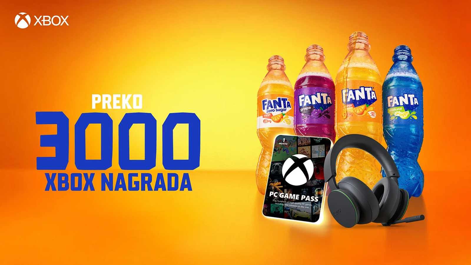 Fanta nagradna igra 2026: Fanta & Xbox
