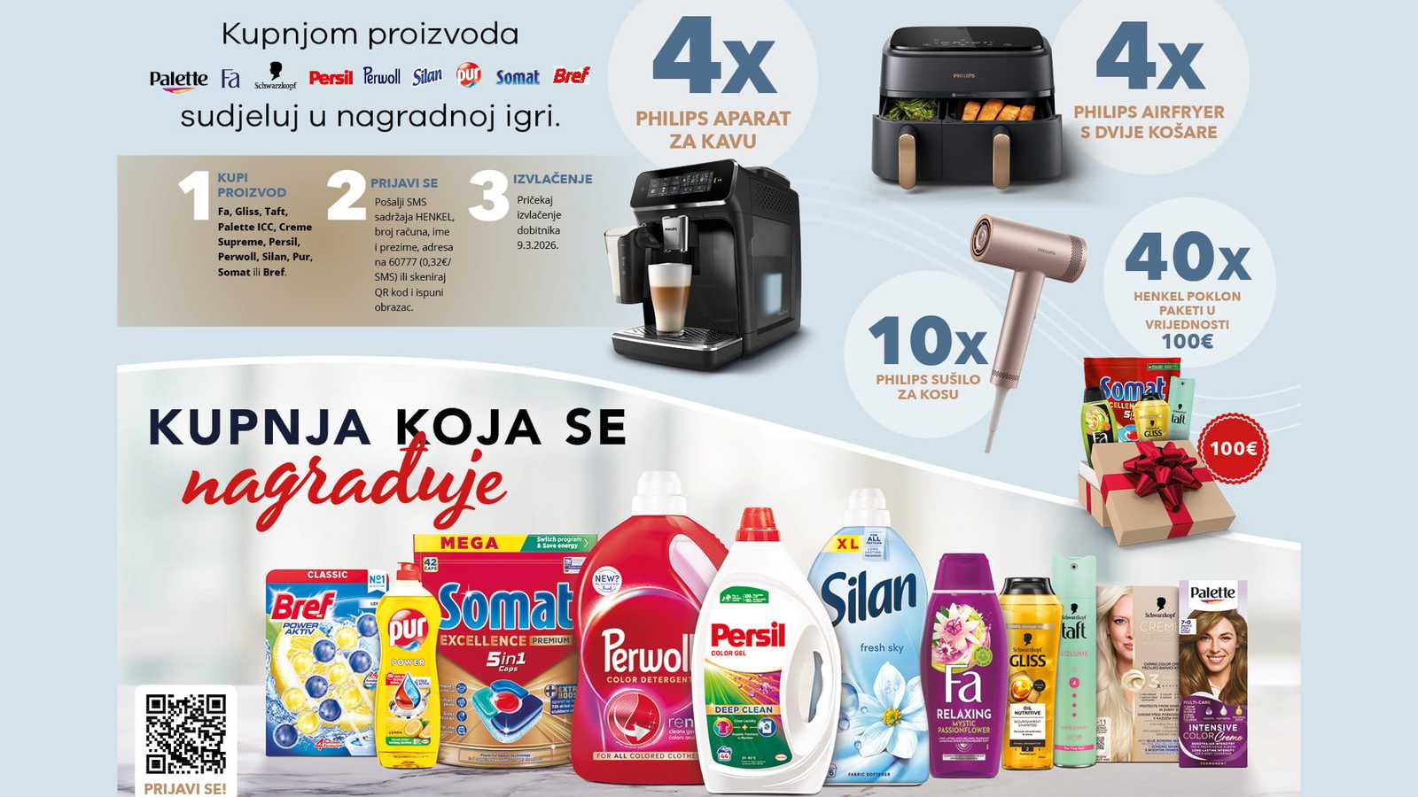Henkel nagradna igra 2026: Kupnja koja se nagrađuje